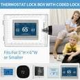 Clear Thermostat Security Box With Resettable Combination Lock heavy ...