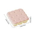 Cookie Shaped Ice Tray with One-Press Release, Food Grade Silicone Mold ...