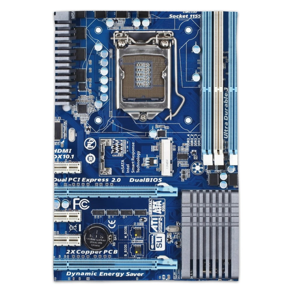 Blue Computer Motherboard Processor CPU Garden Yard Flag - Walmart.com