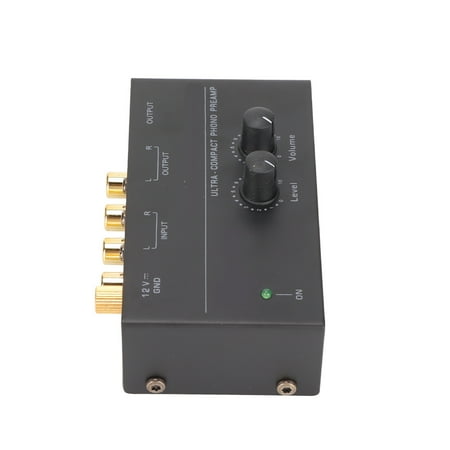Phono Turntable Preamp, 100-240V Low Noise Input Output Record Player ...