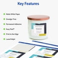Avery Square Labels, 3" x 3", Permanent, 150 Labels (5659) - Walmart ...