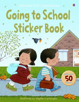 Pre-Owned Going to School Sticker Book [With Stickers] (Paperback ...