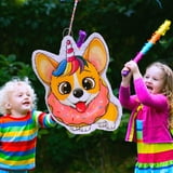 Dog Donut Pinata Bulk Candy Fill Spill Pinatas - Puppy Party Favor Game ...