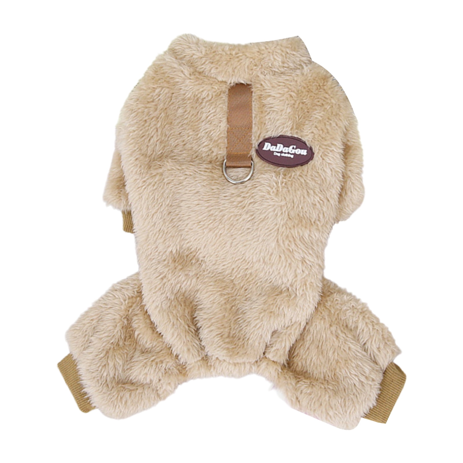 Mightlink Pet Coat Solid Color Half Sleeves Round Neck with Ring ...