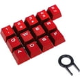 TRAHOO-13 Keys Non-Slip Backlit keycaps Gaming Performance FPS MOBA Key ...