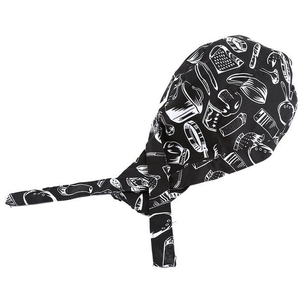 Pirate Style Chef Cooking Cap Cloth Kitchen Restaurant Waiter Catering ...