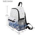 ALAZA Daisy Floral Butterfly Pattern School Backpack Student Bookbag ...