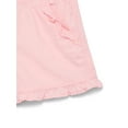 Wonder Nation Baby Girls Cotton Ruffle Pocket Shorts, Sizes 0M-24M ...