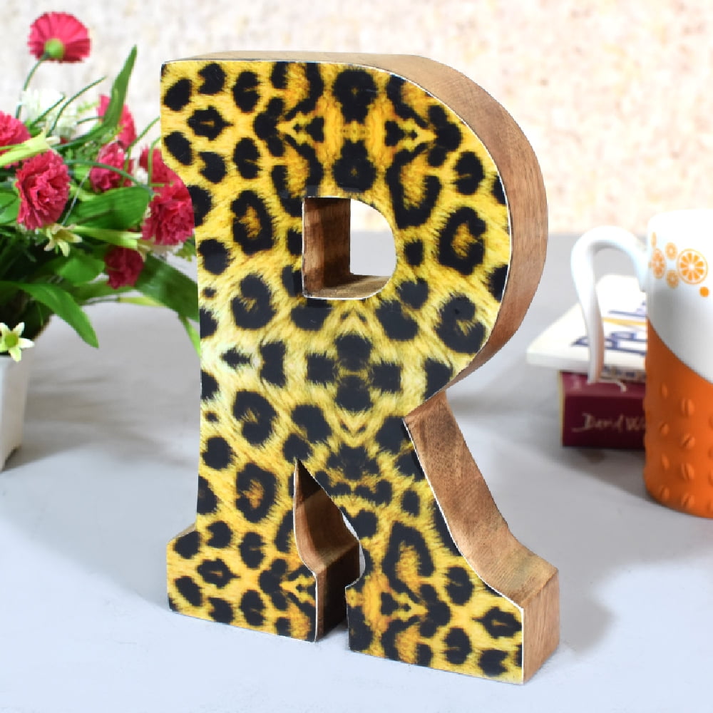 Handmade Eco-Friendly Wall Décor "R" Alphabet Letter Block - Walmart.com