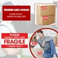 Fragile Handle With Care Sticker Warning Label Package 100pcs Mailing ...
