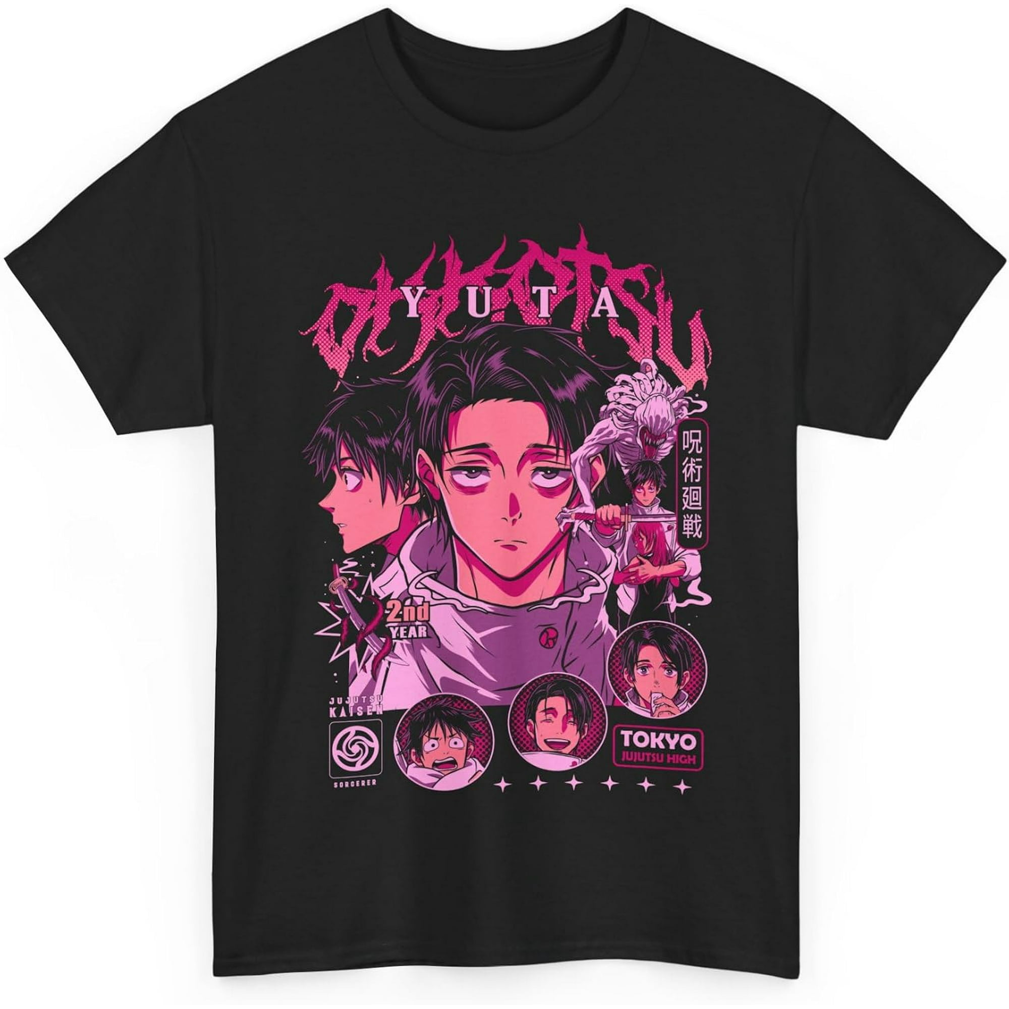 Click here for Haiker Jujutsu Yuta Jjk T-Shirt Anime Mahoraga Okk... prices