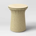 Wicker Storage Patio Accent Table Tan - Threshold - Walmart.com