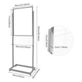1 PCS 160cm/62.9in Height Poster Sign Holder, Floor Standing Poster ...