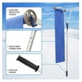 Roof Snow Rake, 21.5 FT Adjustable Snow Removal Tool with Slide ...