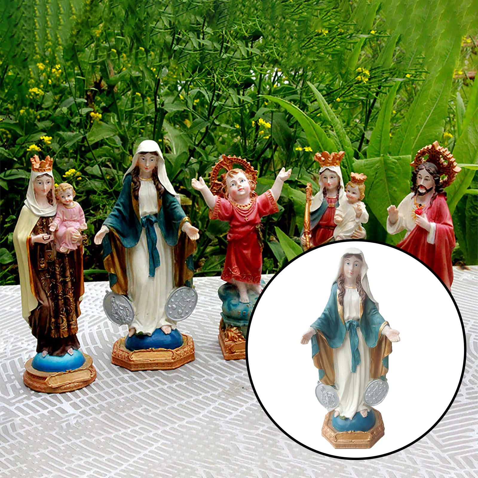 Resin Handpainted Nativity Figurine Statue Scene Religious ian ...