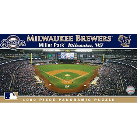 MasterPieces MLB Milwaukee Brewers Stadium Panoramic Jigsaw Puzzle ...