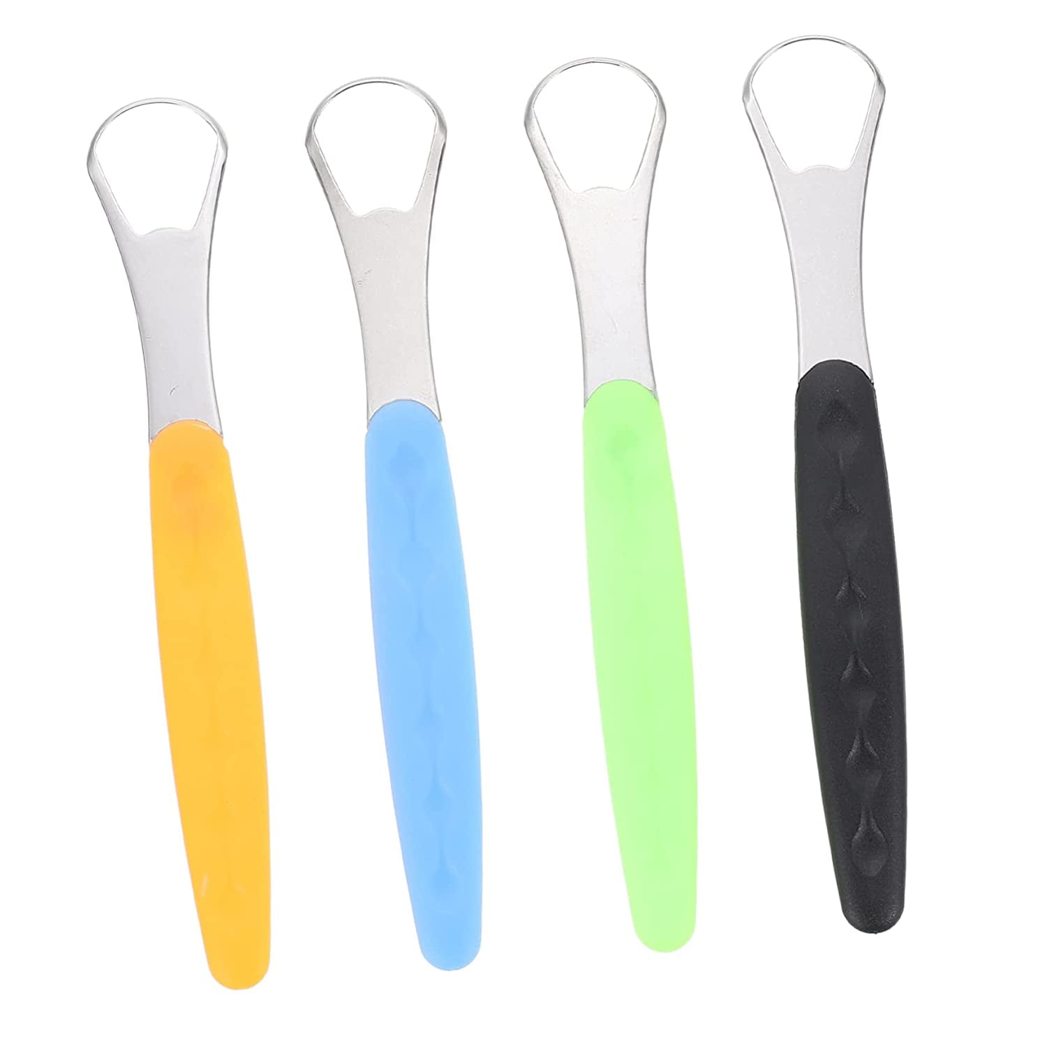 4pcs Tongue Cleaner Tongue Scraper for Adults Cleaning Tool Stainless ...