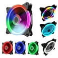 RGB PC Case Fan 120mm – Quiet Cooling Fan with Dual Aperture Design ...