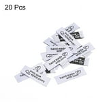 20pcs Handmade with Love Sewing Labels Embroidered Label Tags for Sew ...
