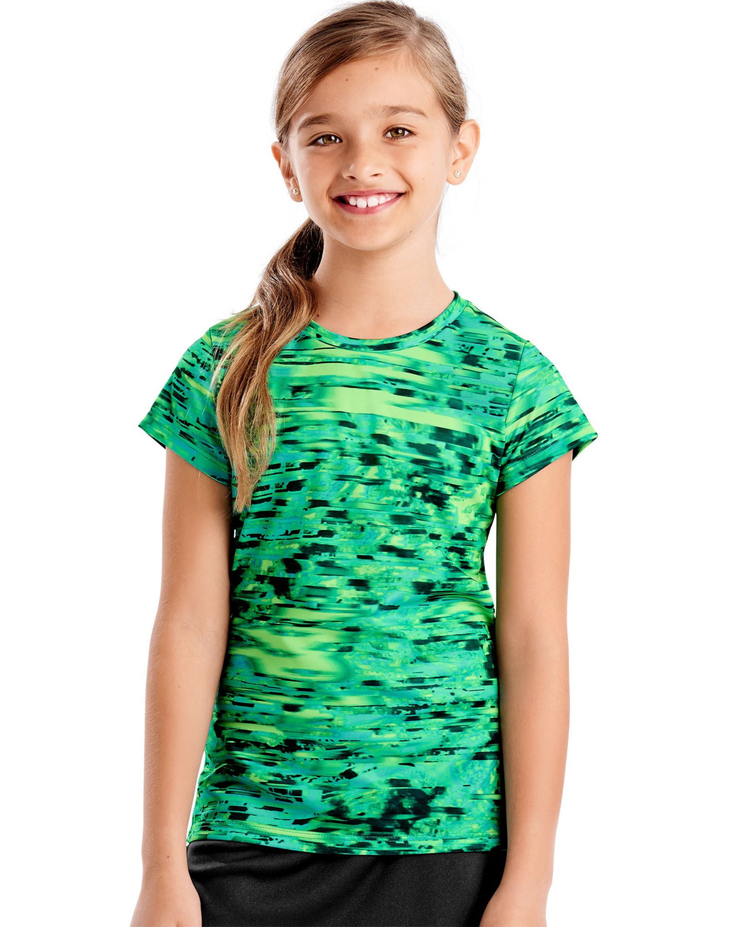Hanes Sport Graphic Performance Tee (Little Girls and Big Girls ...