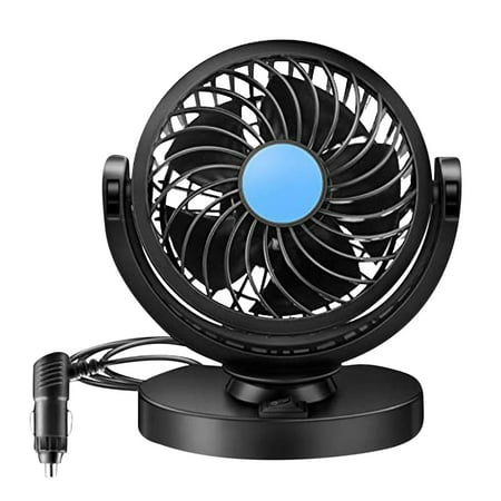 Wind Car Fan 360 Degree All-round Car Air Cooling Dual Head Fan 12v Fan ...