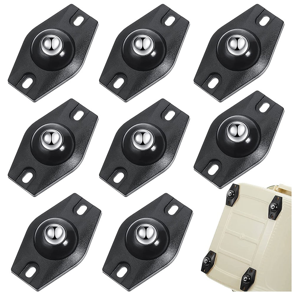 8 Piezas Ruedas Giratorias Autoadhesivas Mini Ruedas Giratorias Polea ...