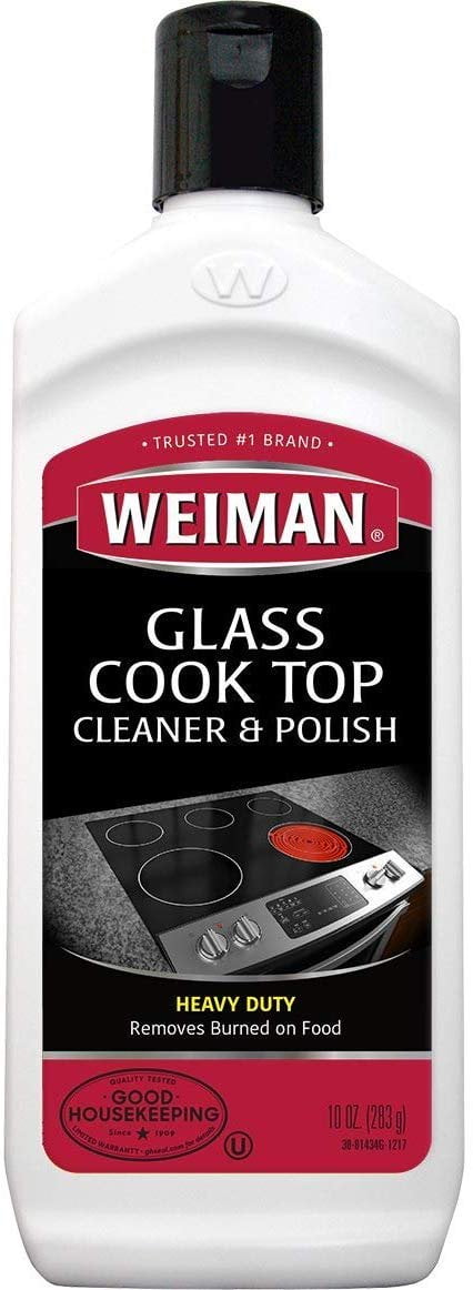 Weiman Glass Cook Top Heavy Duty Cleaner & Polish, 10 oz - Walmart.com