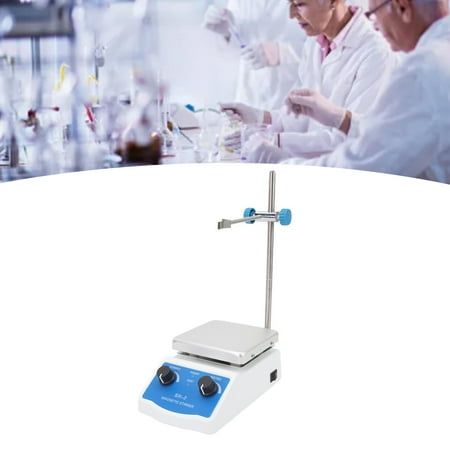 Hot Plate Mixer Stepless Adjustable Mini Stir Plate 100-1600RPM 662 ...