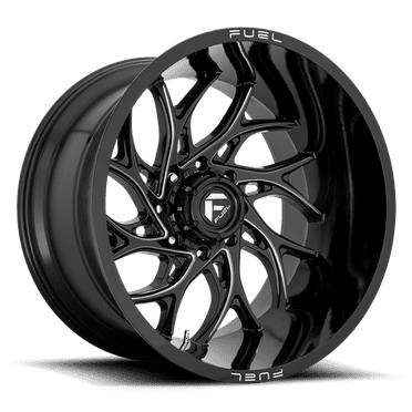 FUEL D720 HEATER 18X9 6X135 1ET 106.1CB MATTE BLACK DOUBLE DARK TINT ...