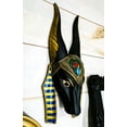 Egyptian God Of Afterlife Anubis Head Winged Scarab Bust Wall Plaque ...