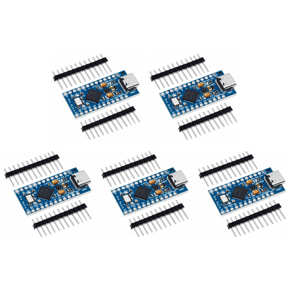 1 Placa Pro Micro Module ATmega32U4 5V/16MHz para Arduino IDE V1.0 ...