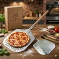 Kobiva Professional Aluminum Pizza Peel with Detachable Wooden Handle ...