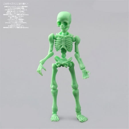 Movable Mr. Bones Skeleton Human Model Skull Full Body Mini Figure Toy ...
