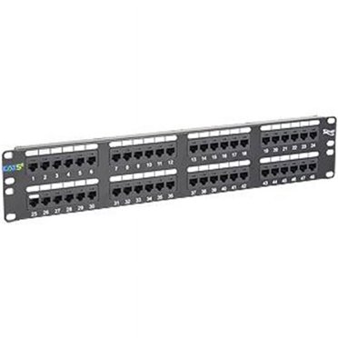 ICC ICMPP4860V CAT6 Patch Panel, 48-Port, 2U RMS, 6-Pack - Walmart.com