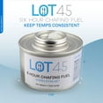 Lot45 6 Hour Warming Liquid Heat Buffet Chafer Fuel Cans, 6-Pack ...