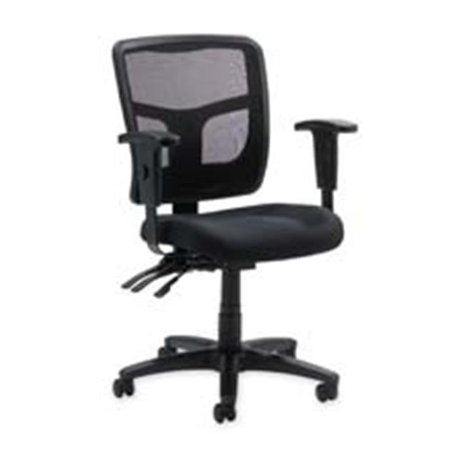 Managerial Mid-Back Chair- Mesh- 27-.50in.x27-.50in.x40-.50in.- Black ...