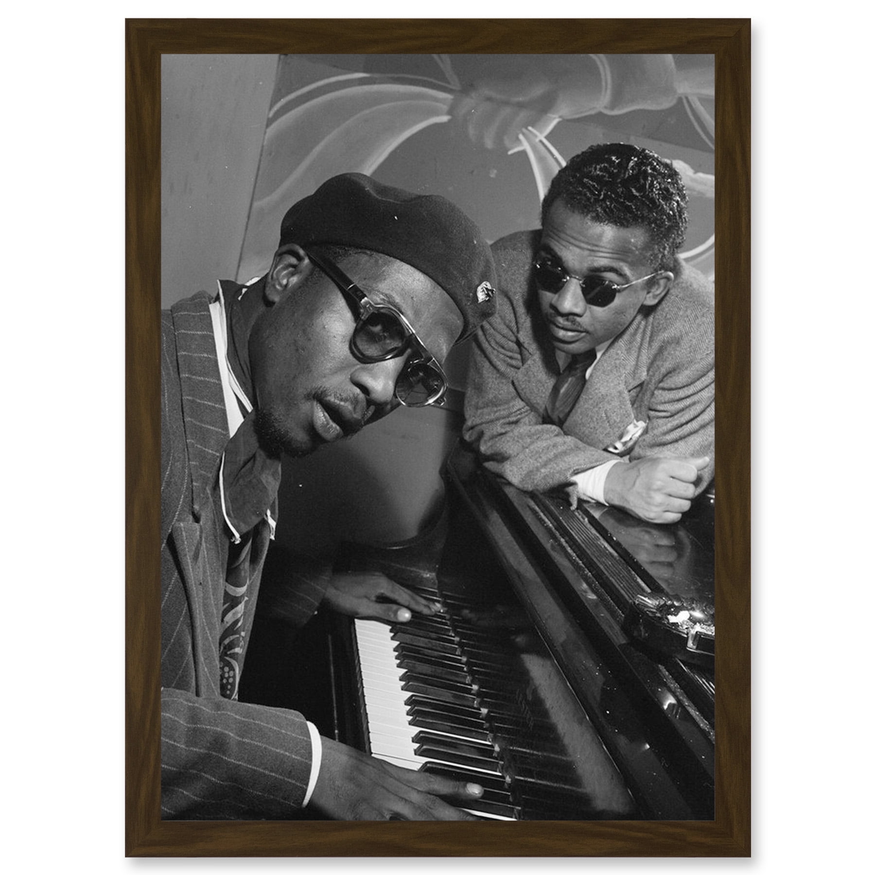 Vintage Photo Music Jazz Legend Thelonious Monk Piano Black & White A4 ...