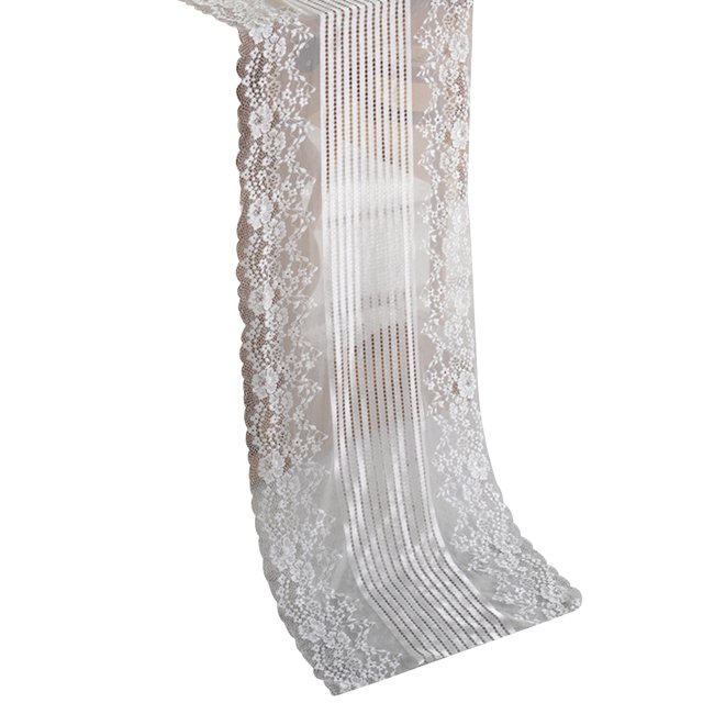 Wanwan Stylish Table Runners Reusable Polyamide Fibre Transparent White ...