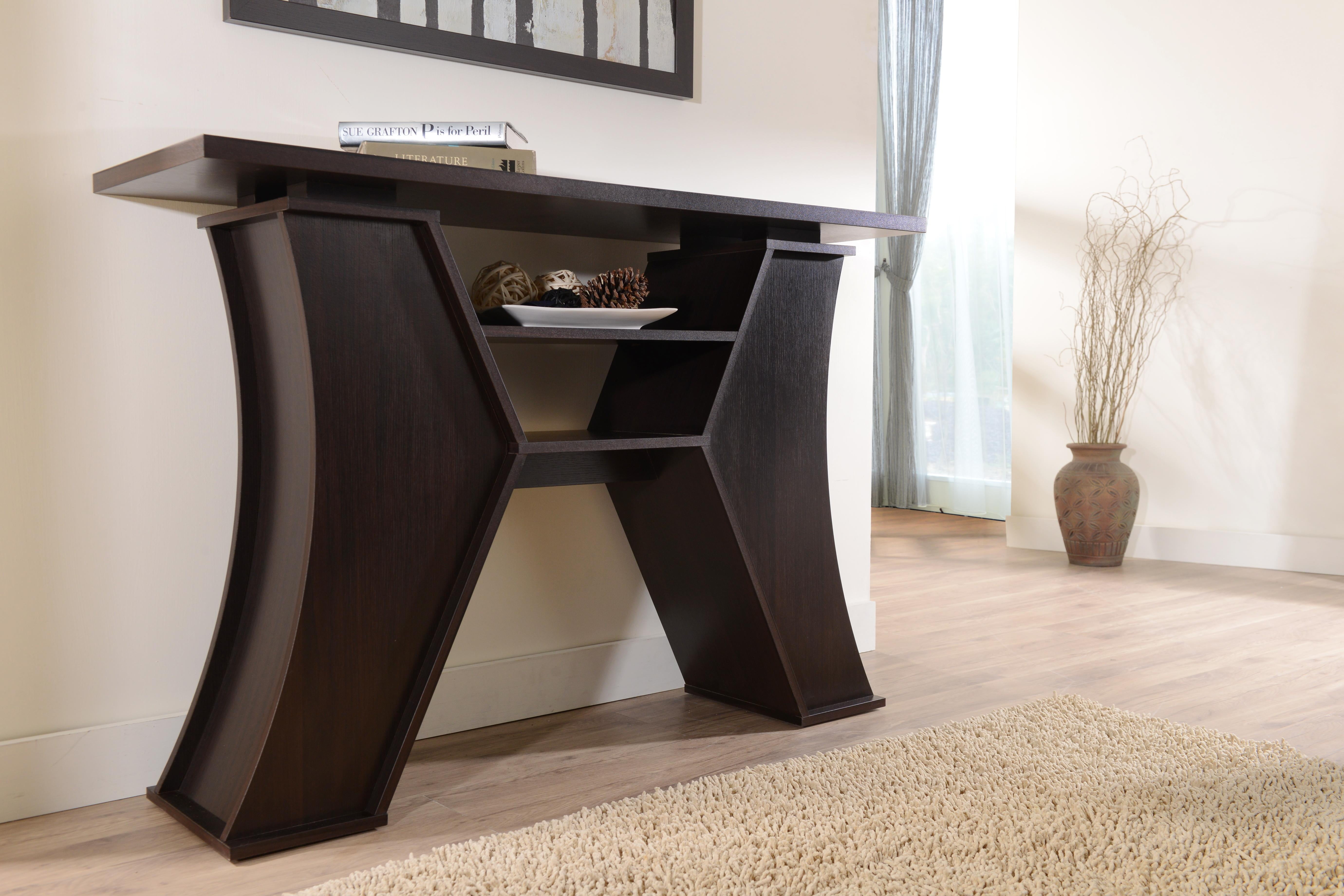 Xena Modern Open Shelf Entryway Table - Walmart.com