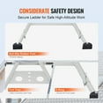 KFFKFF Ladder Support, Modifiable Foot Extension Ladder Buffer, Robust ...