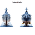 1/1000 Scale World War II USS Missouri BB63 Battleship Model for ...