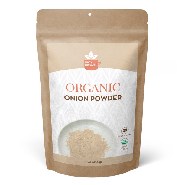 SPICY ORGANIC Onion Powder - Certified USDA Organic- 100% Pure and ...
