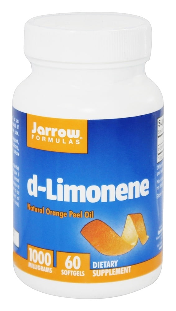 Jarrow Formulas - d Limonene Food Grade Orange Peel Oil 1000 mg. - 60 ...