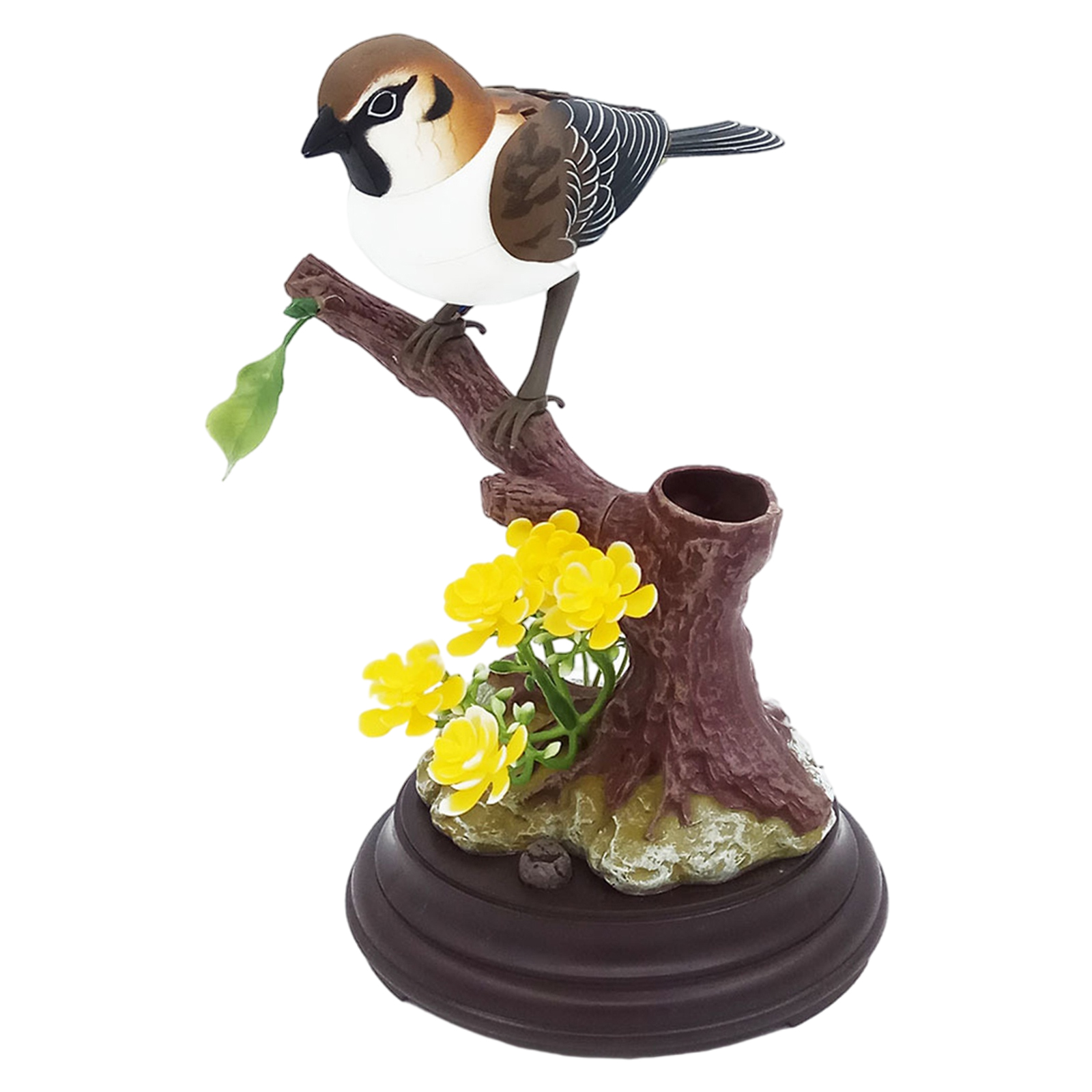 Simulation Birds 3 AA Battery Powered Sound Activated Can Move Chirp ...