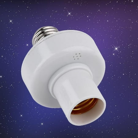 E27 Screw Wireless Remote Control Light Lamp Bulb Holder Bases Cap 220v ...