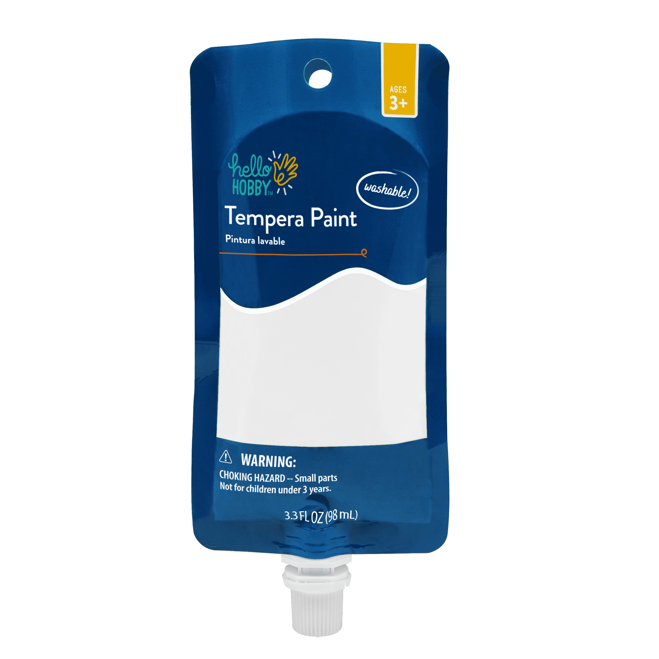 Hello Hobby Tempera Paint, White - Walmart.com