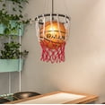 FINE MAKER Basketball Pendant Light Glass Industrial Chandelier Sport ...