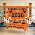 48 PCS Class of 2026 Graduation Party Decorations Set, Red & Black ...