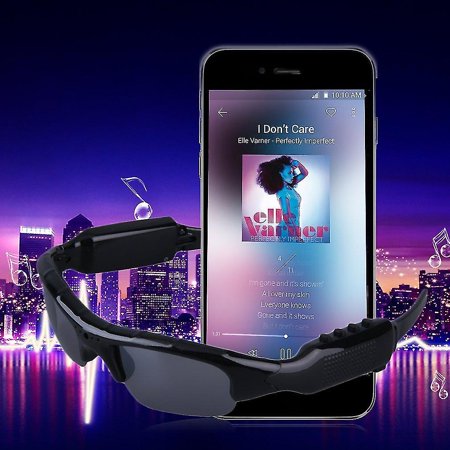 Sunglasses+camera+mp3 Player+earphone 4in1 Hd Dvr Tf Audio Video ...