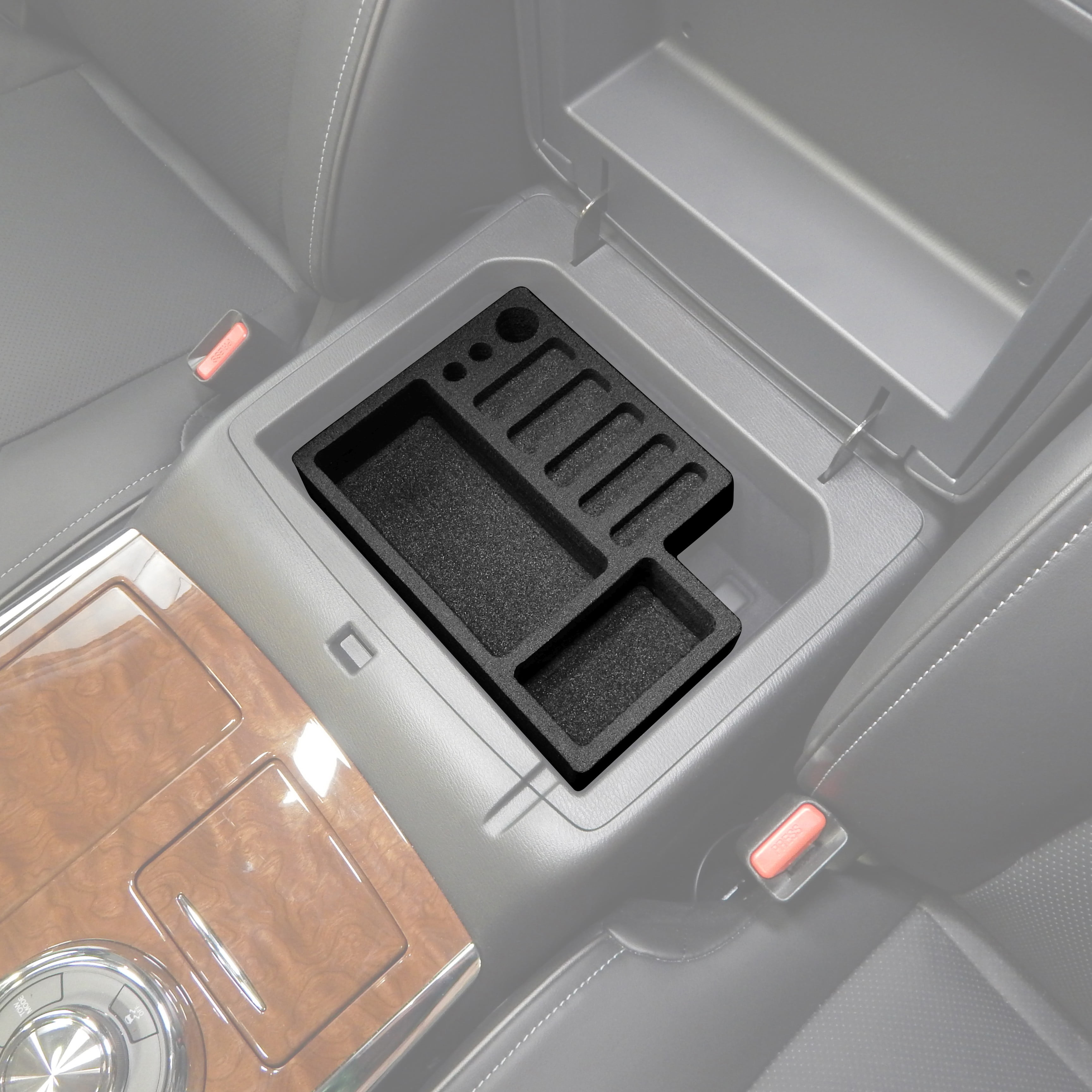 Red Hound Auto Front Center Console Organizer 2 Piece Stacking Set ...